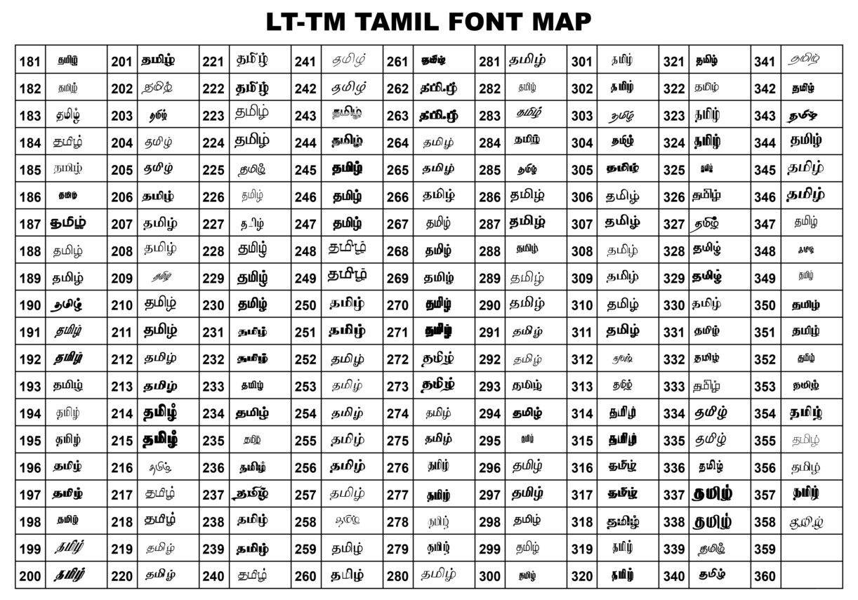 lt tm tamil fonts Zip Download - Tamil Font Free Download